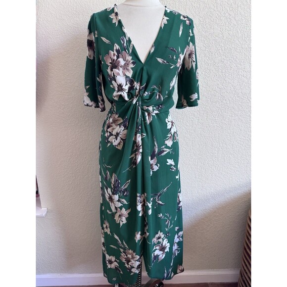 Hummingbird | Dresses | Hummingbird Wrap Waist Empirecore Midi Dress ...